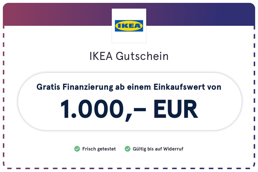 IKEA Gutscheine 2023 K chenfinder